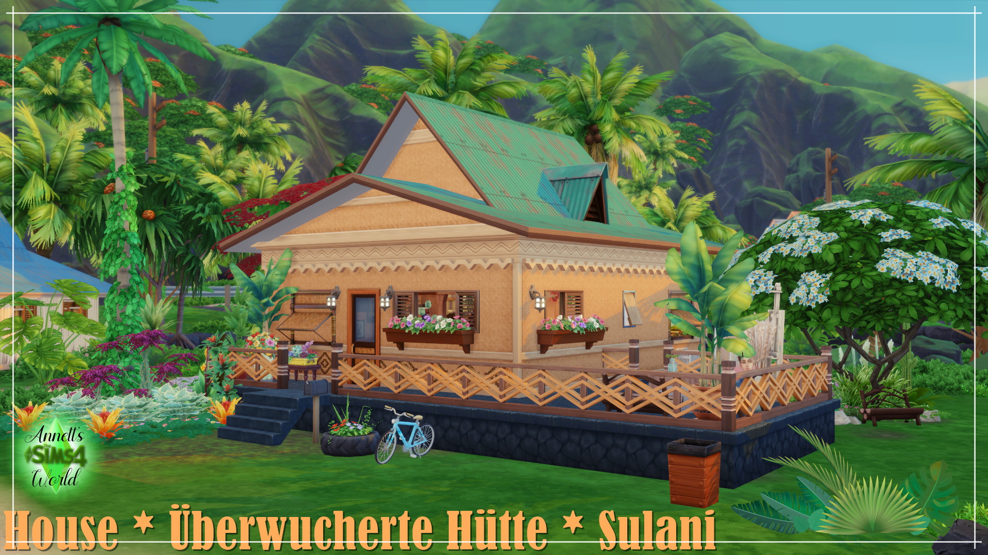 House Overgrown hut from Annett`s Sims 4 Welt • Sims 4 Downloads