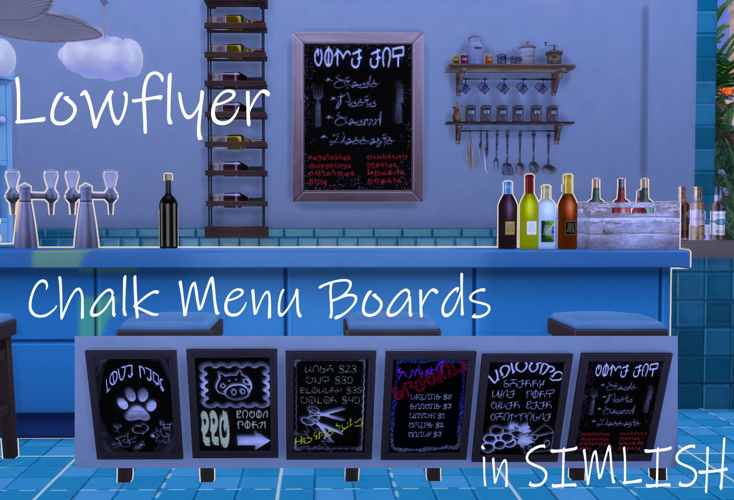 Menu Specials Chalkboards For Your Business Venues by lowflyer from Mod ...