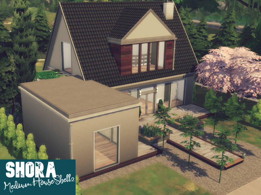 Shora Shell House by GenkaiHaretsu from TSR • Sims 4 Downloads