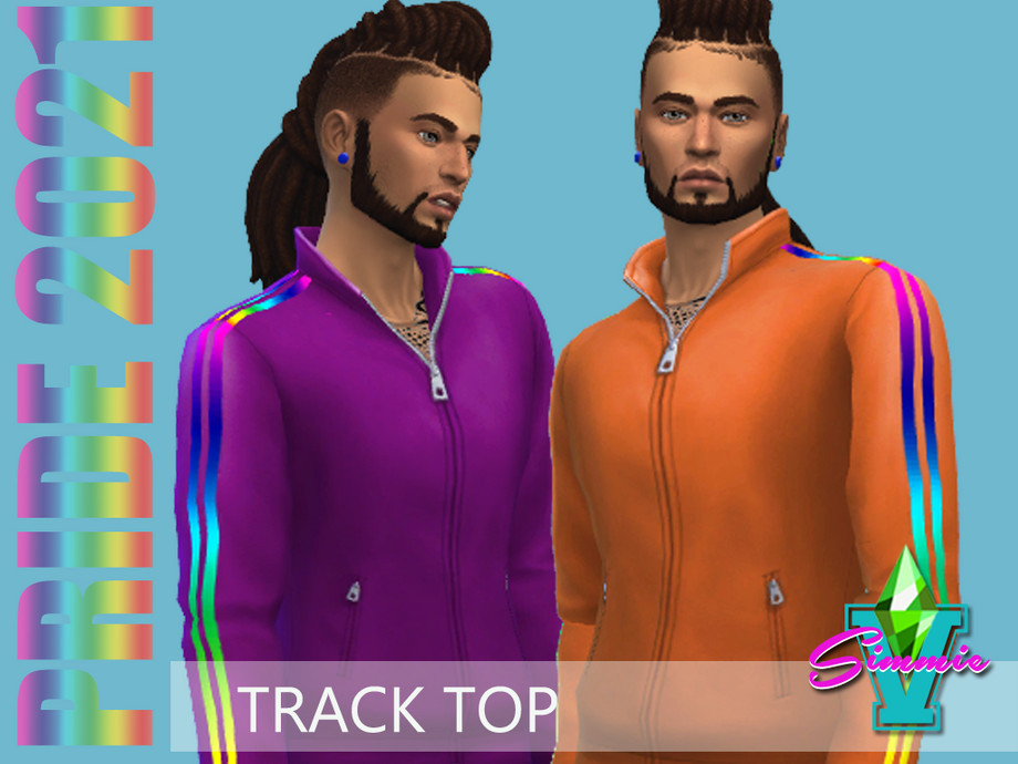 Pride21 Track Top by SimmieV from TSR • Sims 4 Downloads