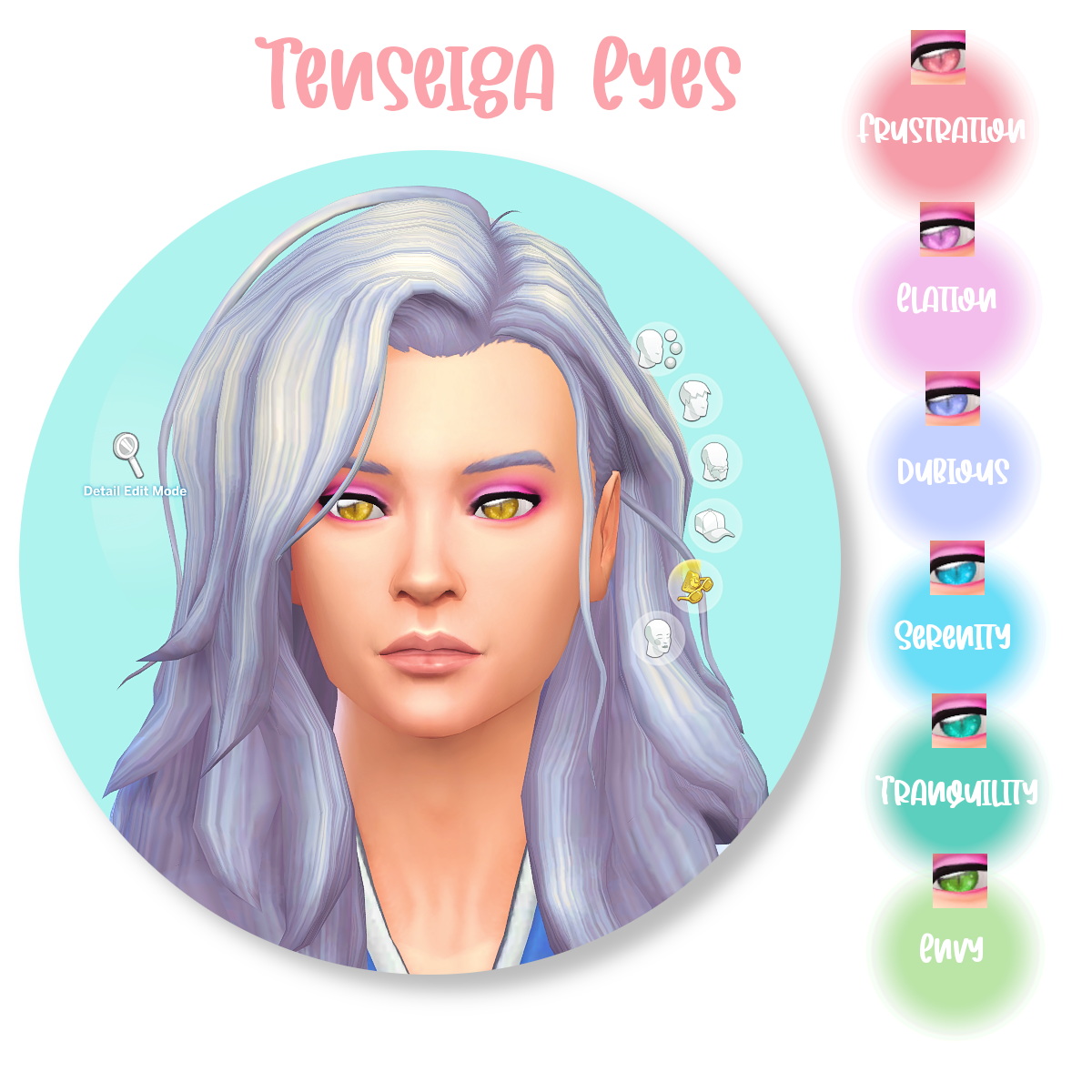 Tenseiga Eyes by Dark_Devious_Fox from Mod The Sims • Sims 4 Downloads