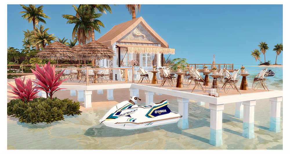 Yamaha Jetski EA recolor from Sims4-boutique • Sims 4 Downloads