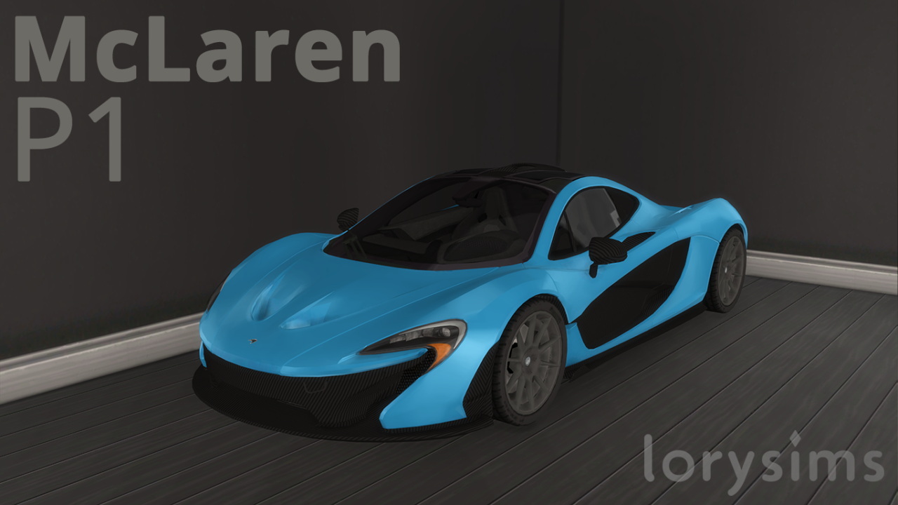 2014 McLaren P1 from Lory Sims • Sims 4 Downloads