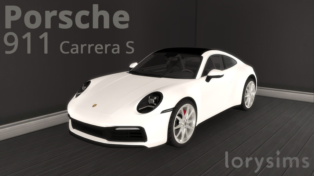 2019 Porsche 911 Carrera from Lory Sims • Sims 4 Downloads