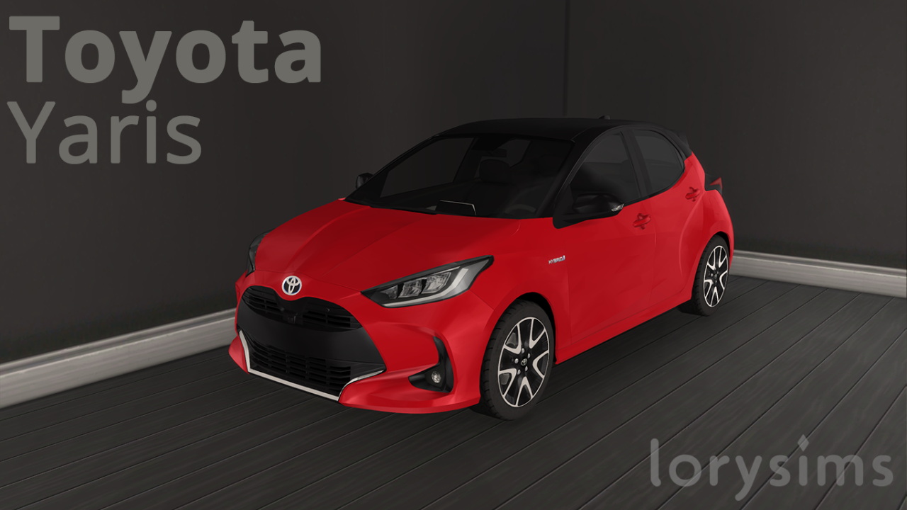 2020 Toyota Yaris from Lory Sims • Sims 4 Downloads