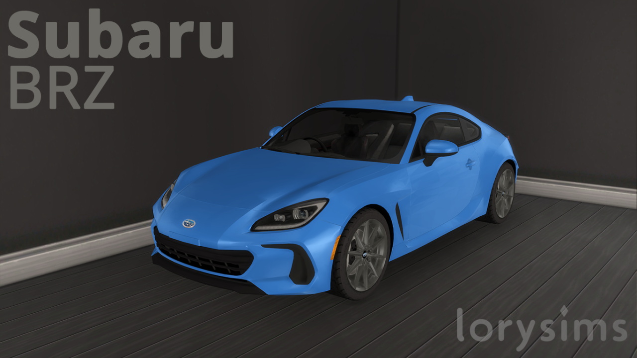 2022 Subaru BRZ from Lory Sims • Sims 4 Downloads
