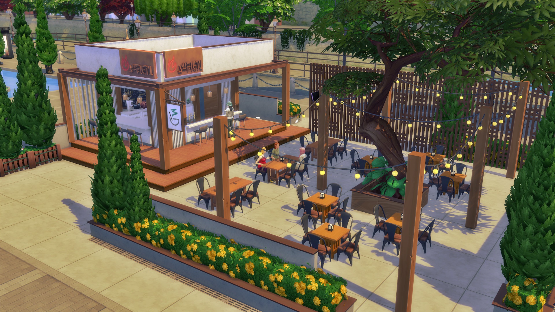 Cozy Cafe from Sims 3 by Mulena • Sims 4 Downloads