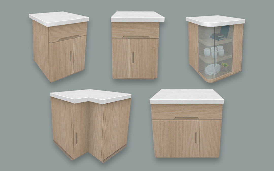 Dream Home Kitchen Counters from Simplistic • Sims 4 Downloads