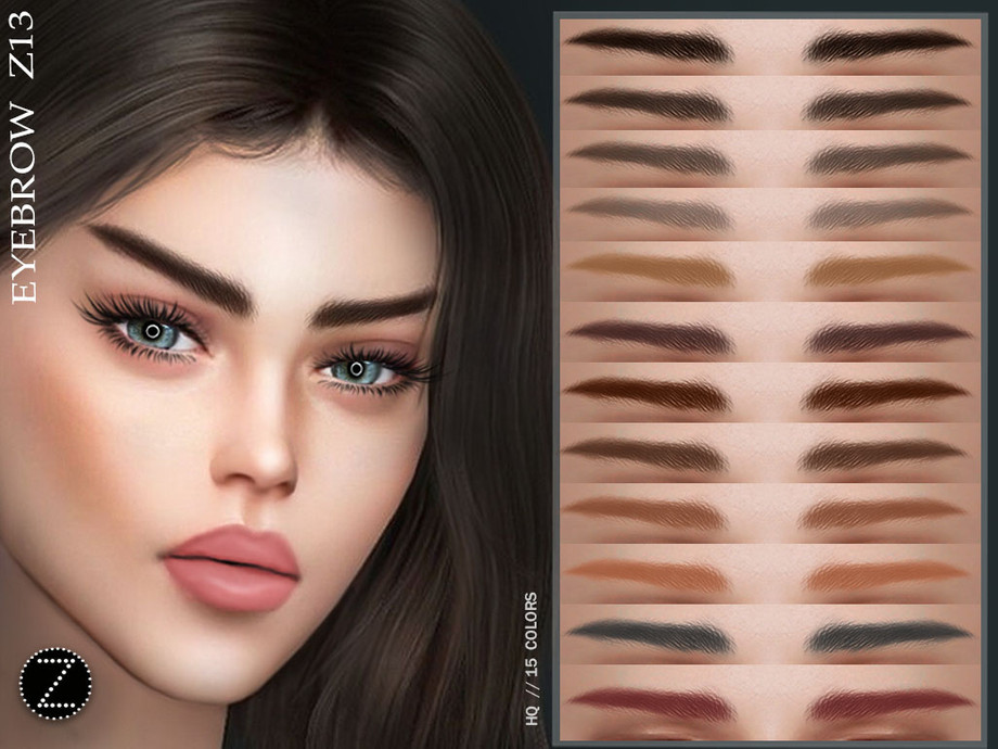 EYEBROW Z13 by ZENX from TSR • Sims 4 Downloads