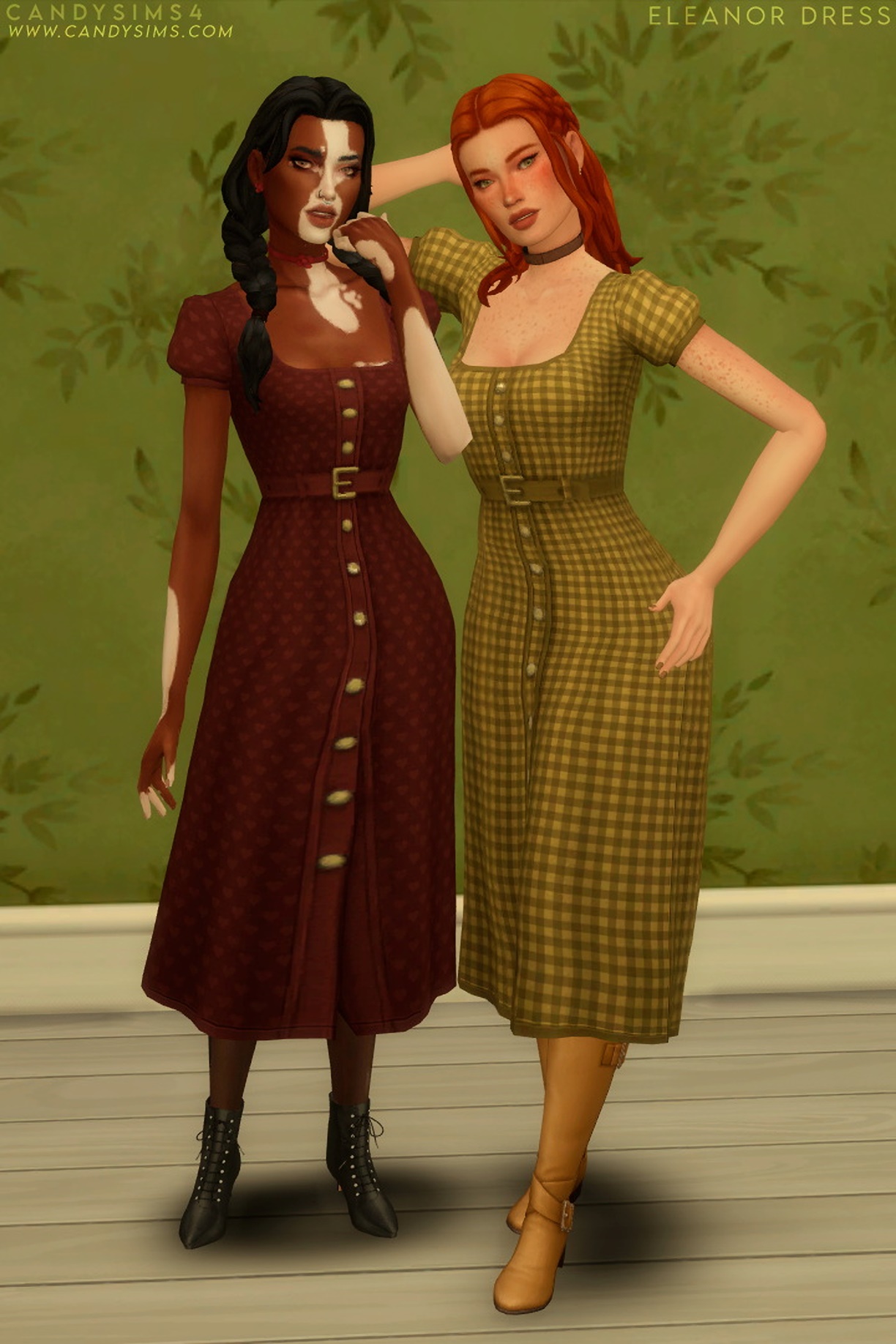 Eleanor Dress from Candy Sims 4 • Sims 4 Downloads