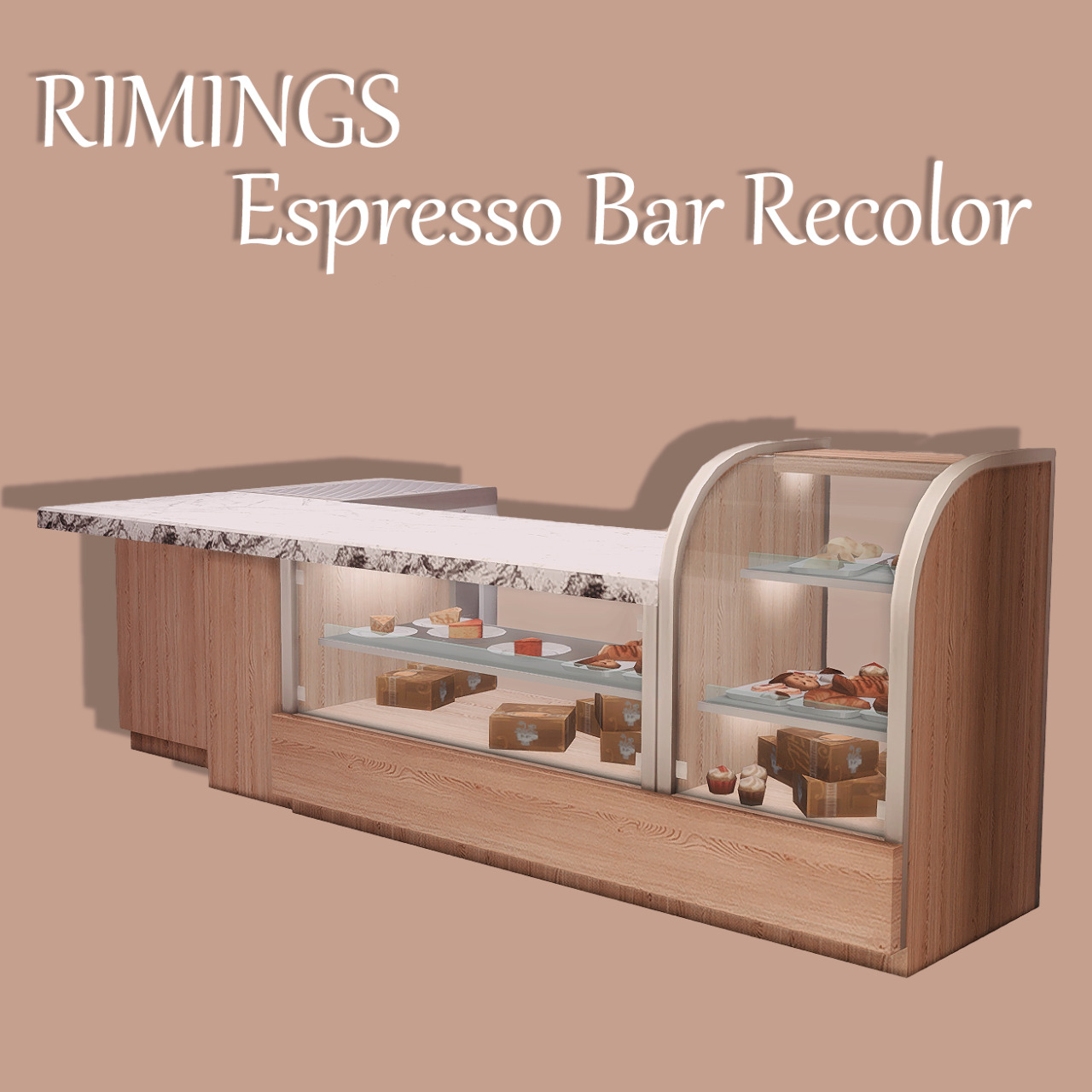 Espresso Bar Recolor from Rimings • Sims 4 Downloads