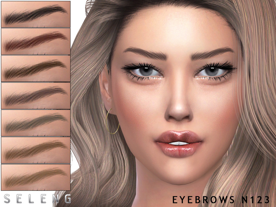 Eyebrows N123 by Seleng from TSR • Sims 4 Downloads