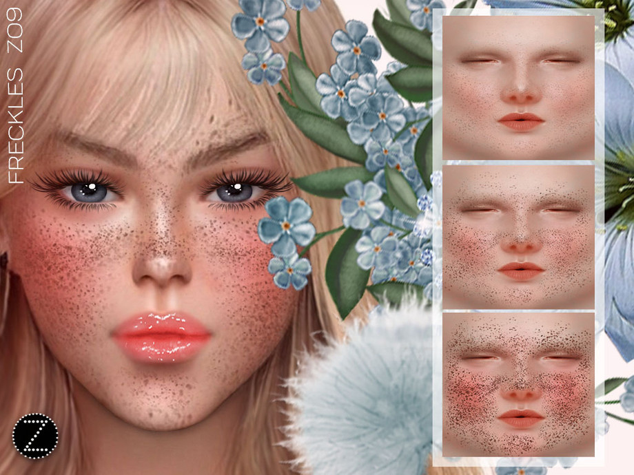 FRECKLES Z09 by ZENX from TSR • Sims 4 Downloads