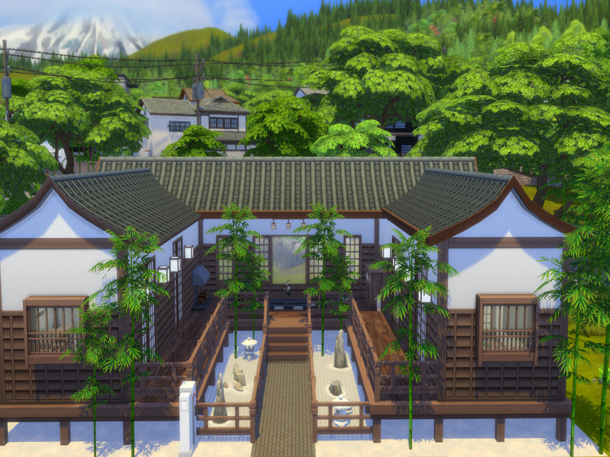 Japanese House by susancho93 from TSR • Sims 4 Downloads