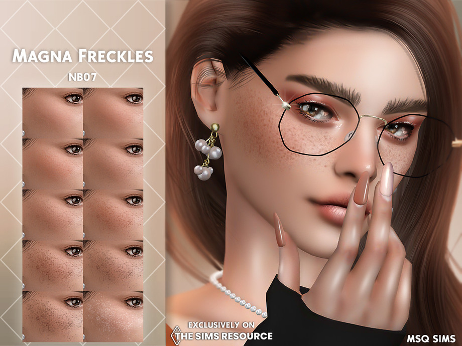 Magna Freckles by MSQSIMS from TSR • Sims 4 Downloads