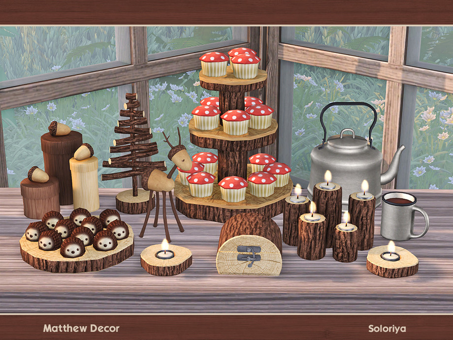 Matthew Decor by soloriya from TSR • Sims 4 Downloads