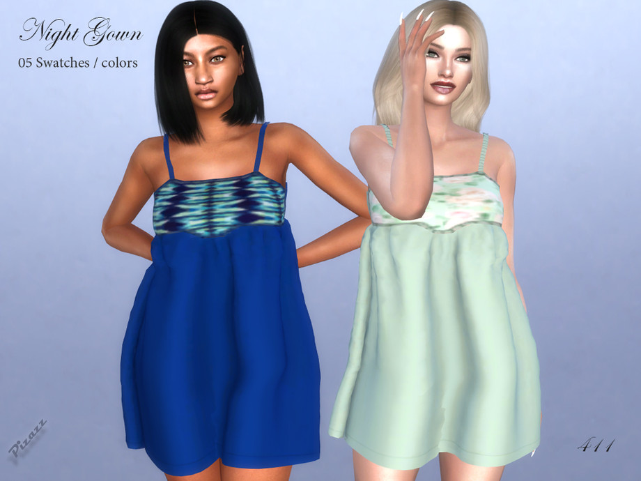 Night Gown by pizazz from TSR • Sims 4 Downloads