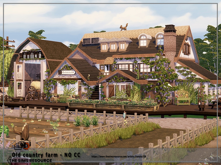 Old country farm by Danuta720 from TSR • Sims 4 Downloads