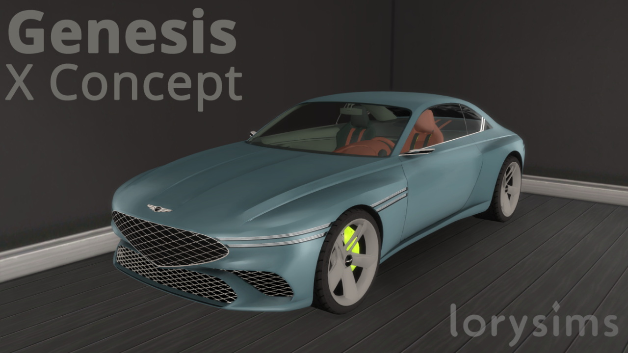 2021 Genesis X Concept from Lory Sims • Sims 4 Downloads