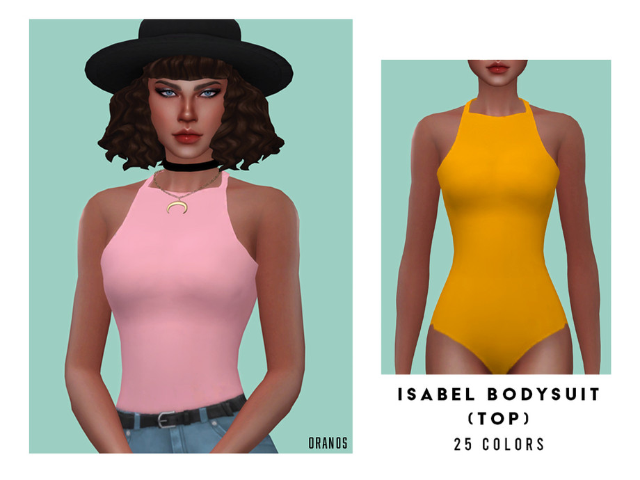 sabel Bodysuit Top by OranosTR from TSR • Sims 4 Downloads