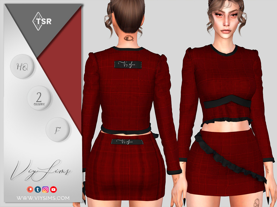 Top - Formal Set by Viy Sims from TSR • Sims 4 Downloads