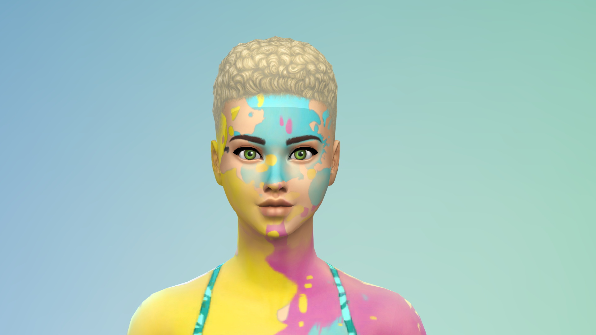 Unlocked Dye Explosion Face Paint by JungleSim from Mod The Sims • Sims ...