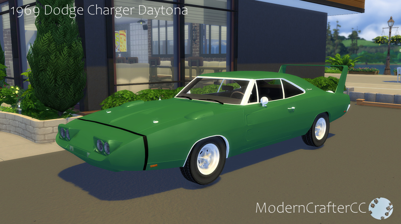 1969 Dodge Charger Daytona from Modern Crafter • Sims 4 Downloads
