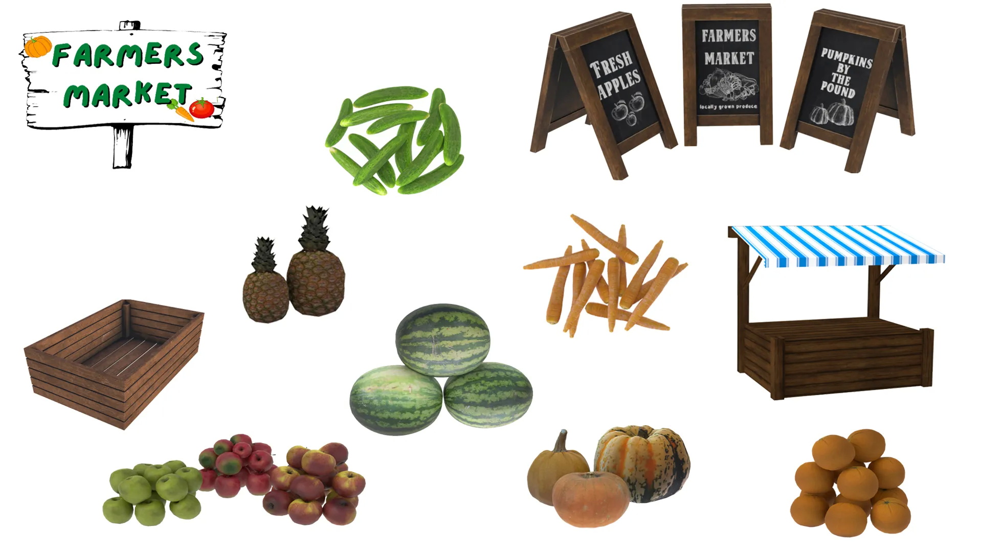 Farmers Market from Sunkissedlilacs • Sims 4 Downloads