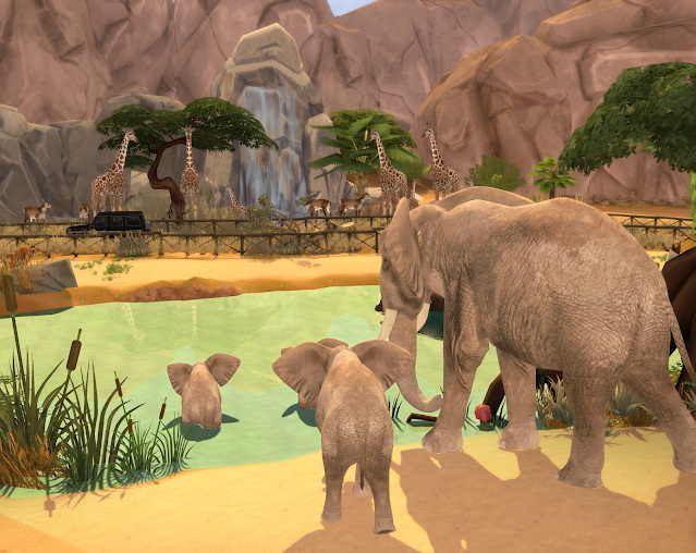 Go To Safari Park from Liily Sims Desing • Sims 4 Downloads