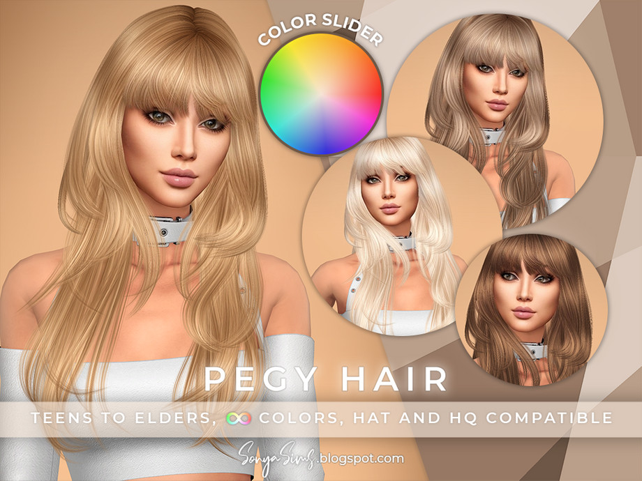 Pegy Color Slider by SonyaSimsCC from TSR • Sims 4 Downloads