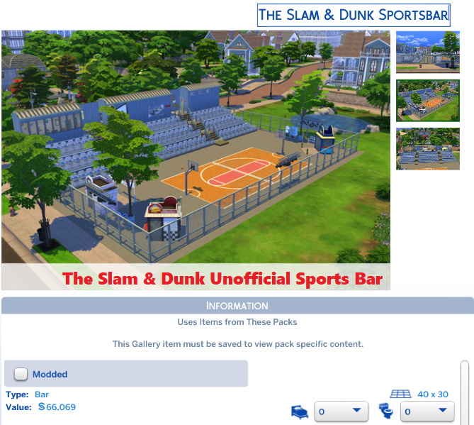 The Slam Stamp, Dunk Unofficial Sports Bar by PurrSimity from Mod The ...