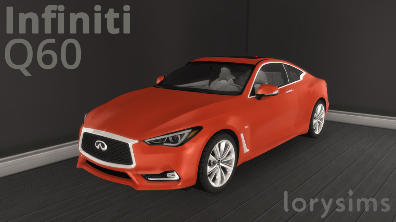 2017 Infiniti Q60 from Lory Sims • Sims 4 Downloads