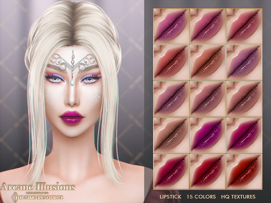 [ARCANE ILLUSION] LIPSTICK by Jul_Haos from TSR • Sims 4 Downloads