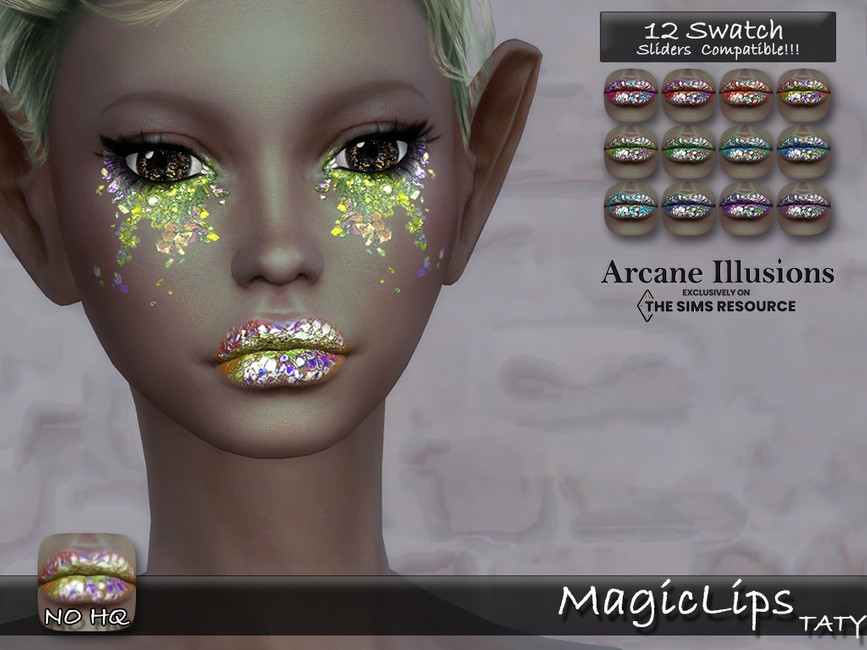 Arcane Illusions Magic Lips by tatygagg from TSR • Sims 4 Downloads