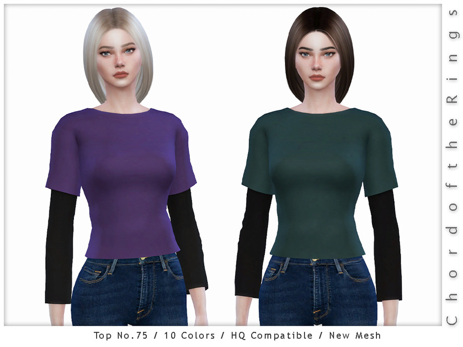 The Sims Resource: Tank Top Collection 09 Summer Time by ...