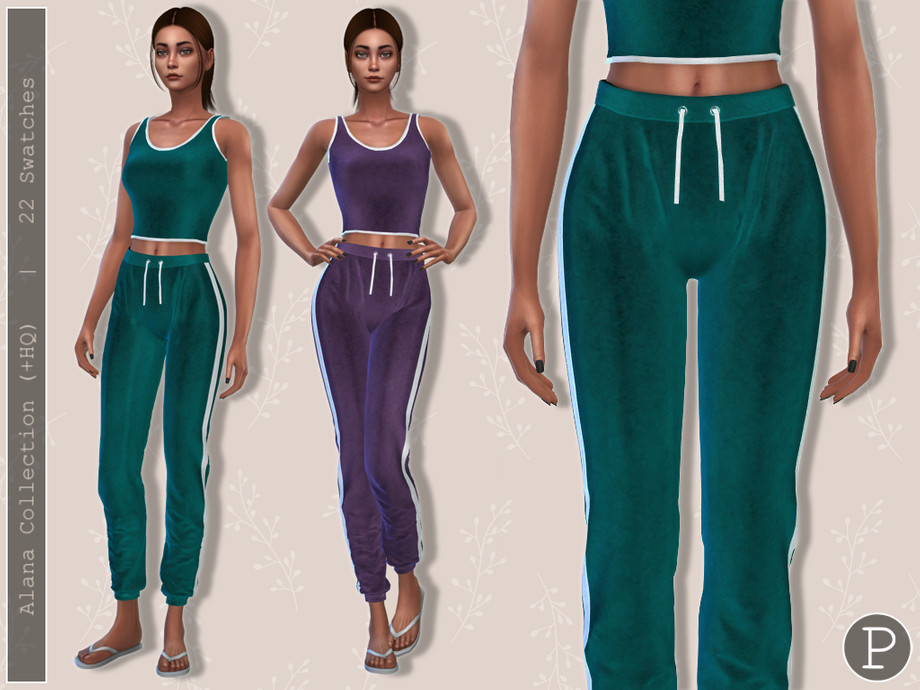 Alana Sweatpants by Pipco from TSR • Sims 4 Downloads