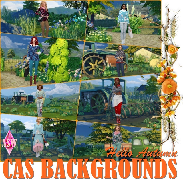 Backgrounds Hello Autumn from Annett`s Sims 4 Welt • Sims 4 Downloads