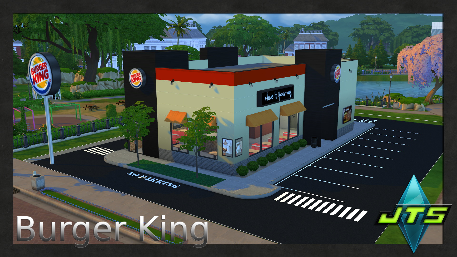 Burger King Restaurant by jctekksims from Mod The Sims • Sims 4 Downloads