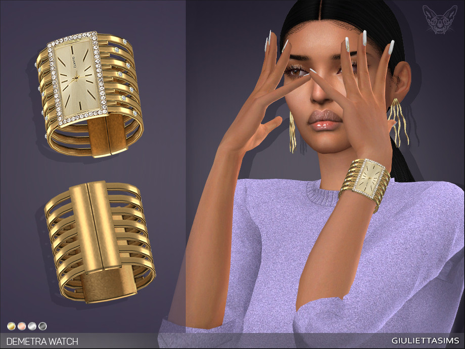 Demetra Watch by feyona from TSR • Sims 4 Downloads