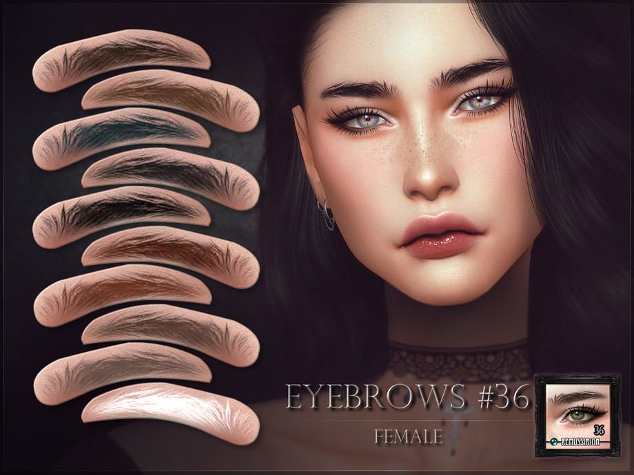 Eyebrows 36 by RemusSirion from TSR • Sims 4 Downloads
