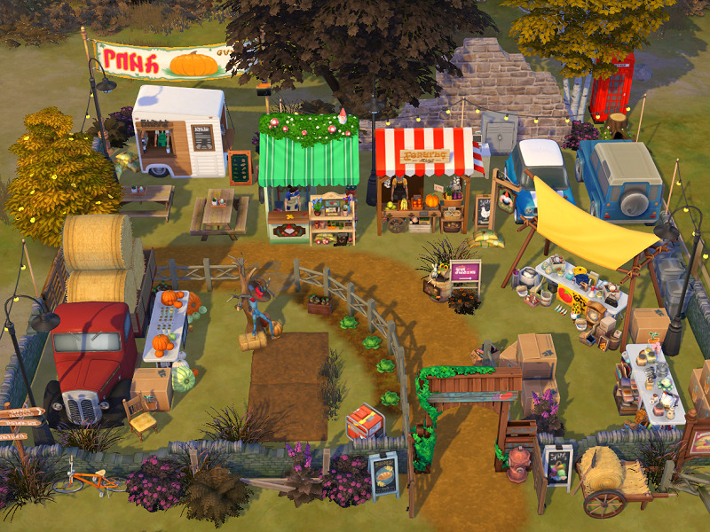 Harvest Market by Flubs79 from TSR • Sims 4 Downloads