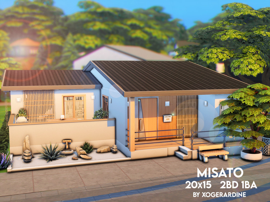 Misato House by xogerardine from TSR • Sims 4 Downloads
