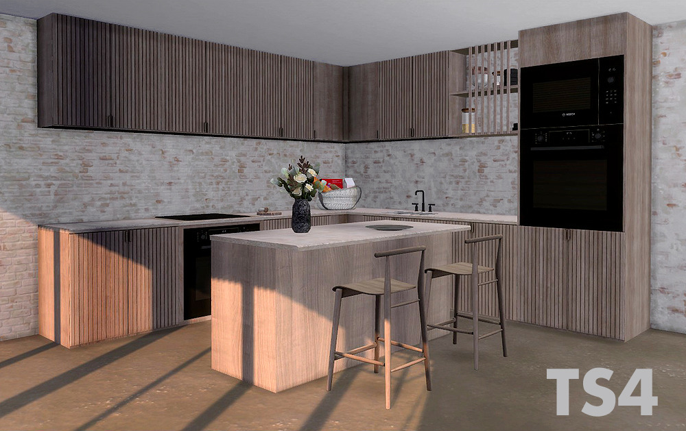 Recolors of Novvvas’ Buena kitchen from Riekus13 • Sims 4 Downloads