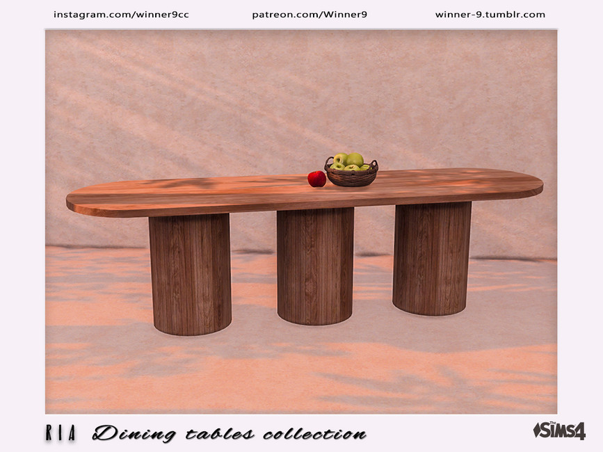 Ria Tables collection by Winner9 from TSR • Sims 4 Downloads
