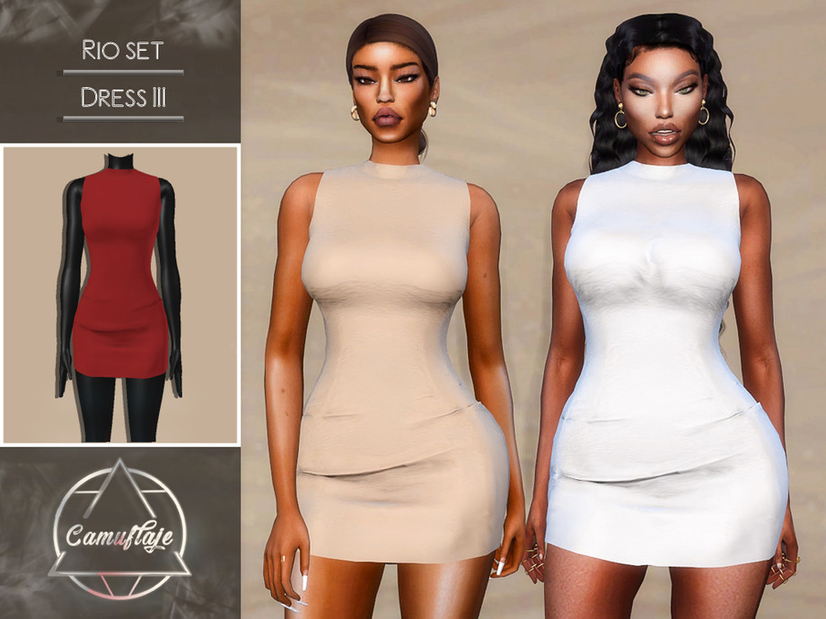 Rio Dresses III by Camuflaje from TSR • Sims 4 Downloads