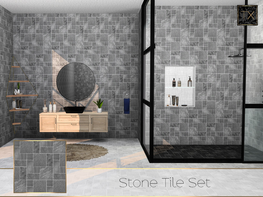Onyx Sims: Barely Saturated Glass Subway Tiles • Sims 4 Downloads