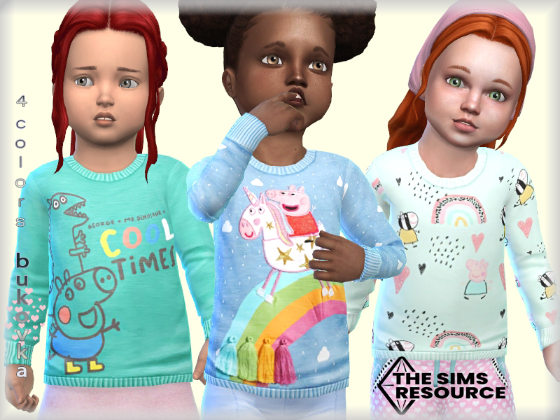 Sweater Pig by bukovka from TSR • Sims 4 Downloads