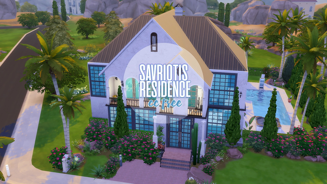 The Savriotis Residence from Viiavi • Sims 4 Downloads