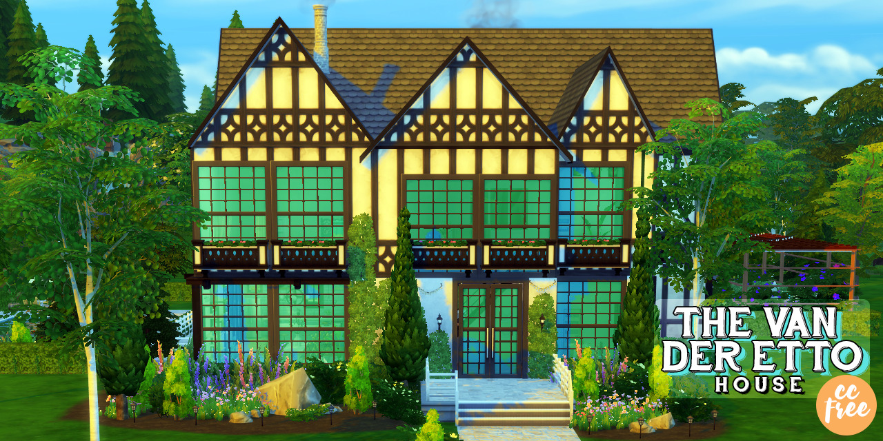 The Vand Der Etto House from Viiavi • Sims 4 Downloads