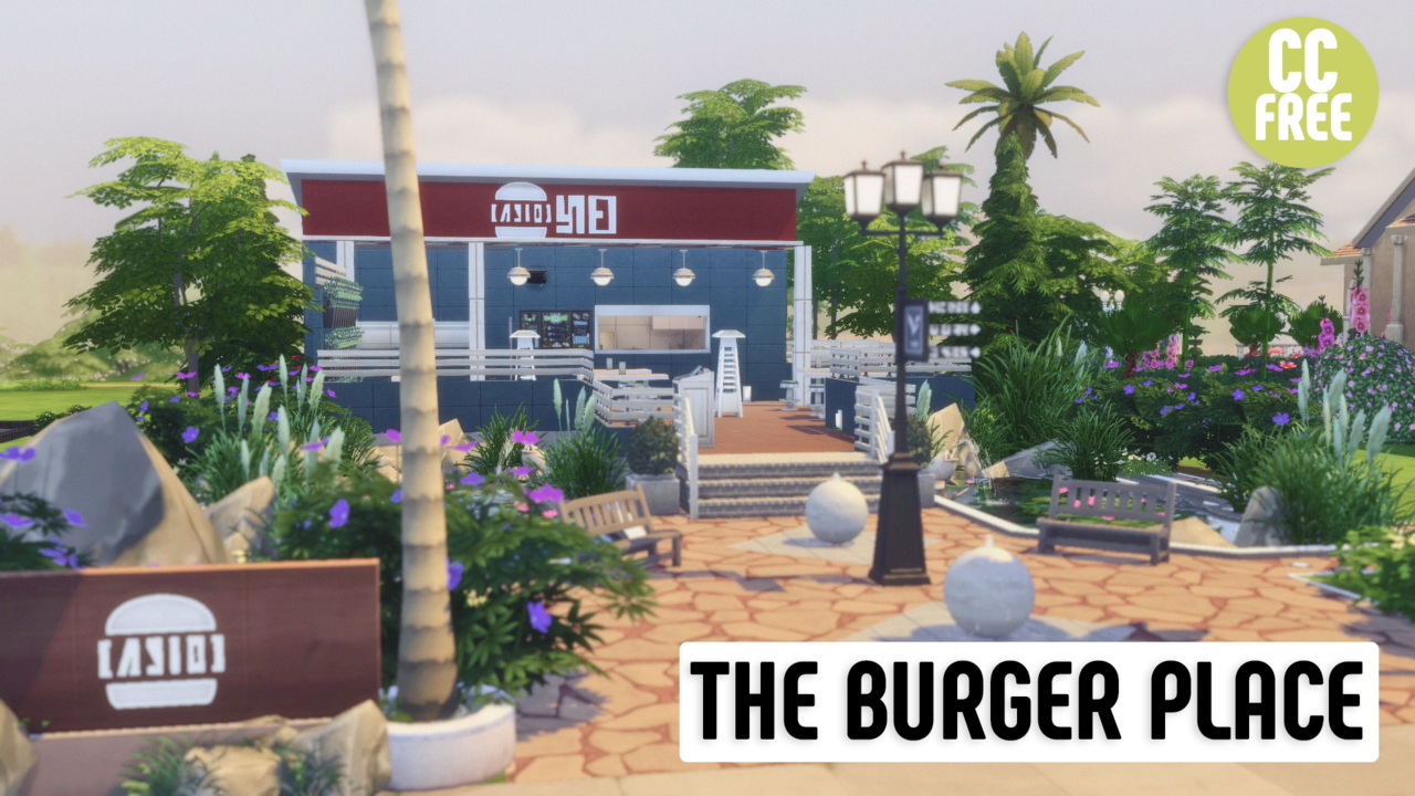 The Burger Place from Viiavi • Sims 4 Downloads
